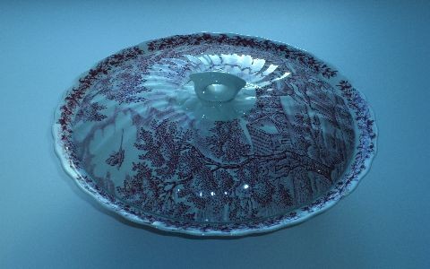 Servies MYOTT The Hunter rood dekschaal Servies