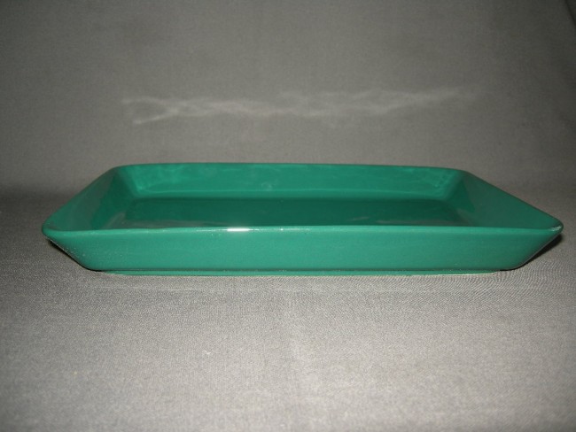 Servies Arabia Kilta groen schaal 31 x 21 x 3,5 cm. Servies